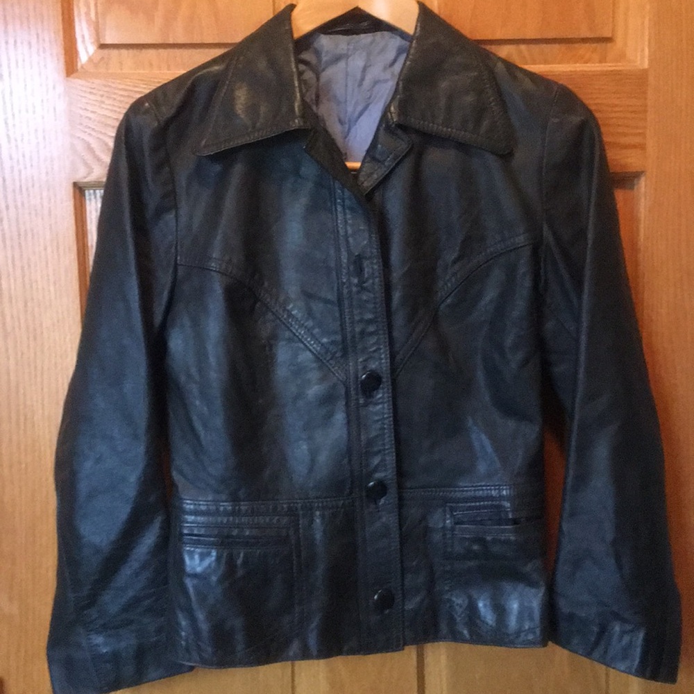 Vintage Leather Jacket Gala Brand - Gem